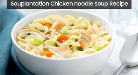 Souplantation Chicken Noodle Soup Recipe