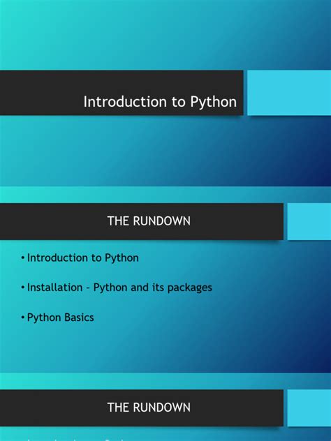A Short Introduction To Python Pdf Python Programming Language