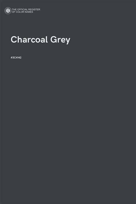 Charcoal Grey Color Palette 3c4142