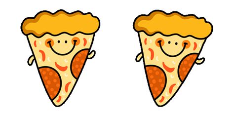 Cute Pizza Waving Animated Cursor Cute Cursors Sweezy Cursors