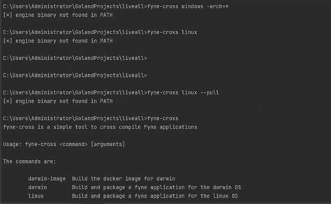 Engine Binary Not Found In Path · Issue 170 · Fyne Iofyne Cross · Github
