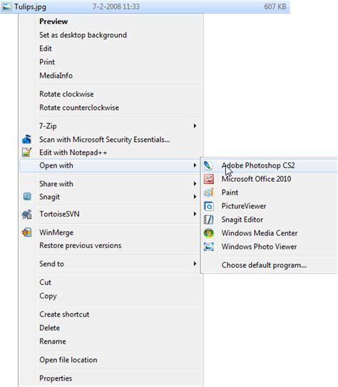 C How Can I Create A Open With List As In Explore In My Own Application Stack Overflow
