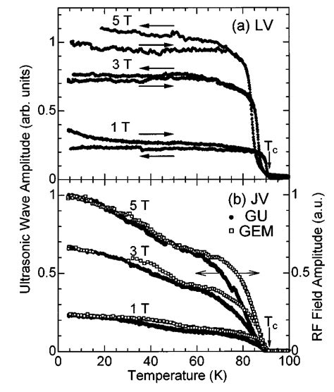 Temperature Dependencies For Gu Dots In The L Vortex Case A And In The