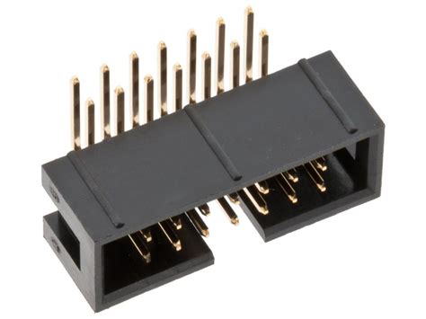 Buy Idc Box Header Pcb 14 P Right Angle 2 54mm At The Right Price Electrokit