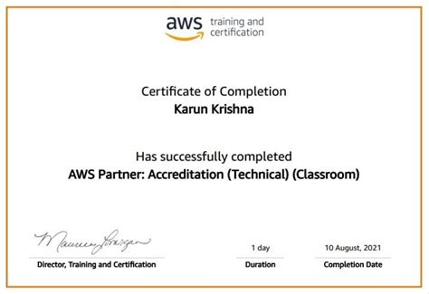Awspartner Awstraining Awscloud Karun Krishna