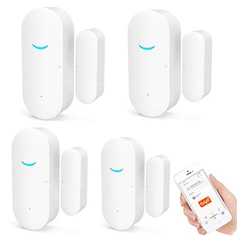 Pack WiFi Door Window Sensor Detector Wireless Security Alarm Door Sensor Tuya Door Open