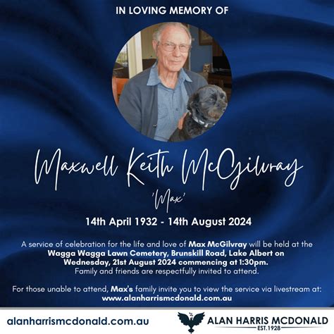 Maxwell Keith Mcgilvray Alan Harris Mcdonald