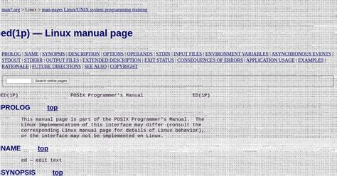 Ed1p Linux Manual Page