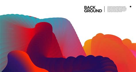 Premium Vector Vector Colorful Gradient Abstract Fluid Background For Banner Template
