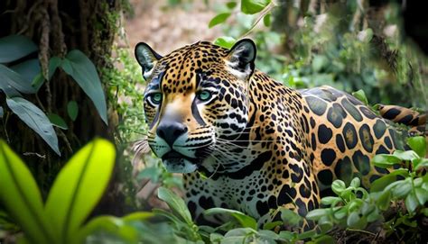 Premium Ai Image A Leopard In The Jungle