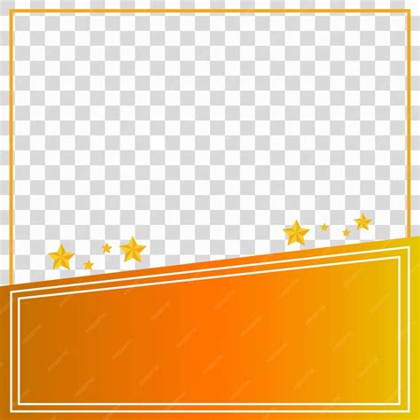 Twibbon 소셜 미디어 포스트 템플릿 프리미엄 벡터