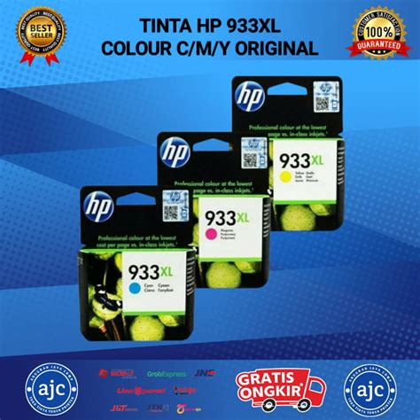 Jual Paket Tinta Printer HP 932xl + HP 933xl [B/C/M/Y] Original ...
