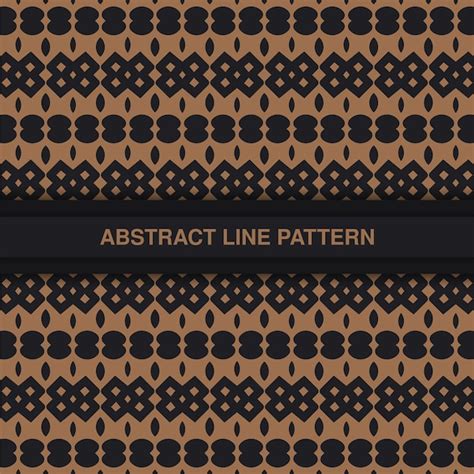 Premium Vector Flat Ornament Line Pattern Design