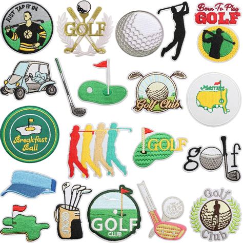 Golf Patchsports Patchessports Golf Club Patchesgolf Cart Patchgolf