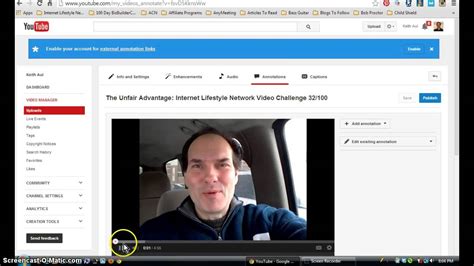 Youtube External Links In Annotations Internet Lifestyle Network Video