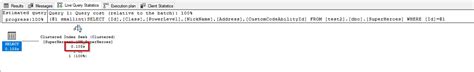 Sql Server Select From Table With Clustered Index And Without Has The Same Performance Stack