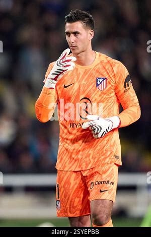 Juan Musso Of Club Atletico De Madrid Celebrates During The Uefa