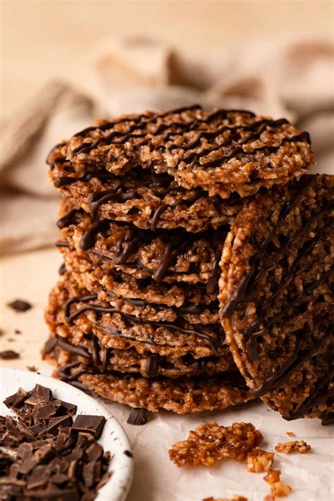 Dark Chocolate Lace Cookies Recipe