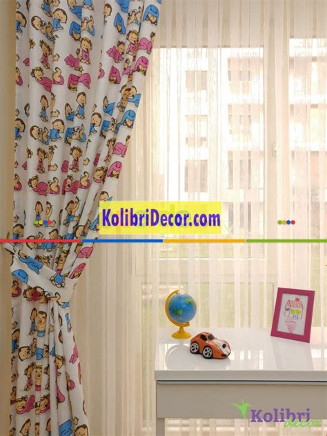 Штора Kolibri Decor Кідс в дитячу кімнату Штори жалюзі гардини тюль постільна білизна