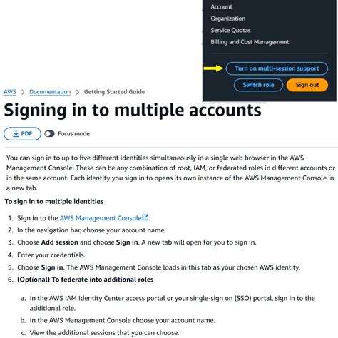 Roman Siewko On Linkedin Aws Console Multi Session Support Switch