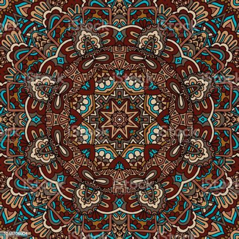 민족 기하학적 인쇄 다채로운 반복 배경 텍스처 직물 천 디자인 및 벽지 포장에 가장 적합 잉카 문명에 대한 스톡 벡터 아트 및 기타 이미지 Istock