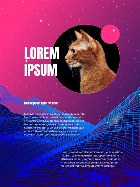 Retro Party Concept Poster Google Slides Themes Templates