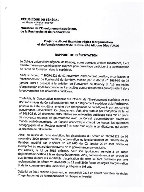 Decret N°2021 1502 Du 16 Novembre 2021 Fixant Les Regles Dorganisation
