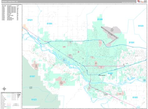 Grand Junction Co Zip Code Map Oconto County Plat Map