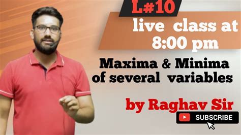 maxima and minima of two variable bsc 3rdsemester math l 10 math by