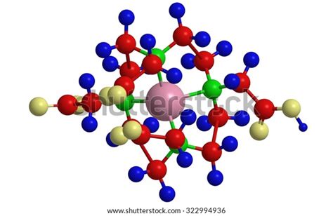 Molecular Structure Gadolinium Gadoteric Acid Gddota Stock Illustration