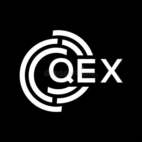 Design Do Logotipo Com Letra Qex Conceito De Logotipo Das Iniciais Do