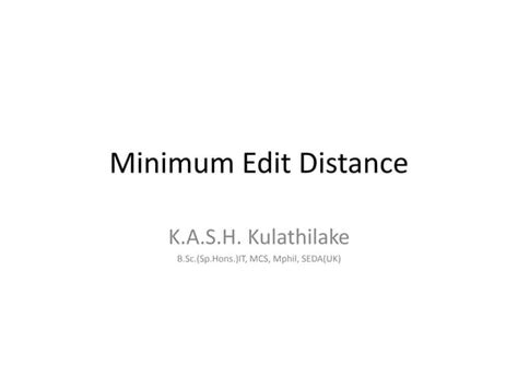 Nlpkashkminimum Edit Distance Pptx