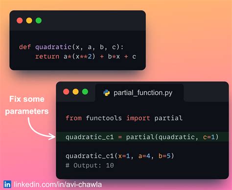 Simplify Your Functions With Partial Functions