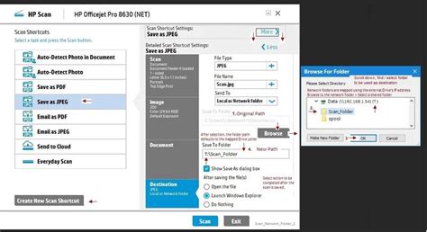 Scanning To Network Folder From Printer Hp Support Community 6952694