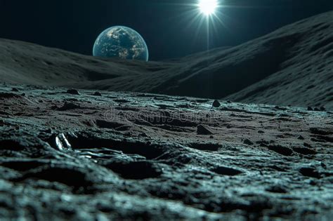 A Moment Of Humanity Captured In Neil Armstrong S Lunar Footprint Stock