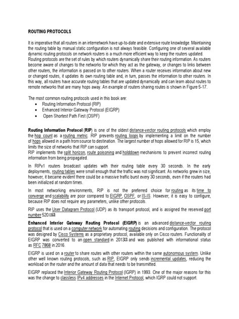 Routing Protocols Pdf Routing Router Computing
