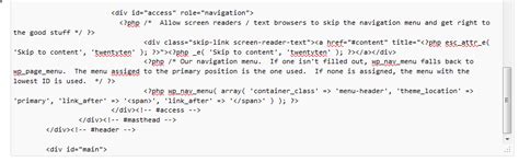 Wordpress Menu Navigation Adding Span Tags To A Page Or Posts