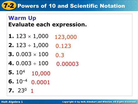 Ppt Warm Up Evaluate Each Expression For The Given Values Of The Variables Powerpoint