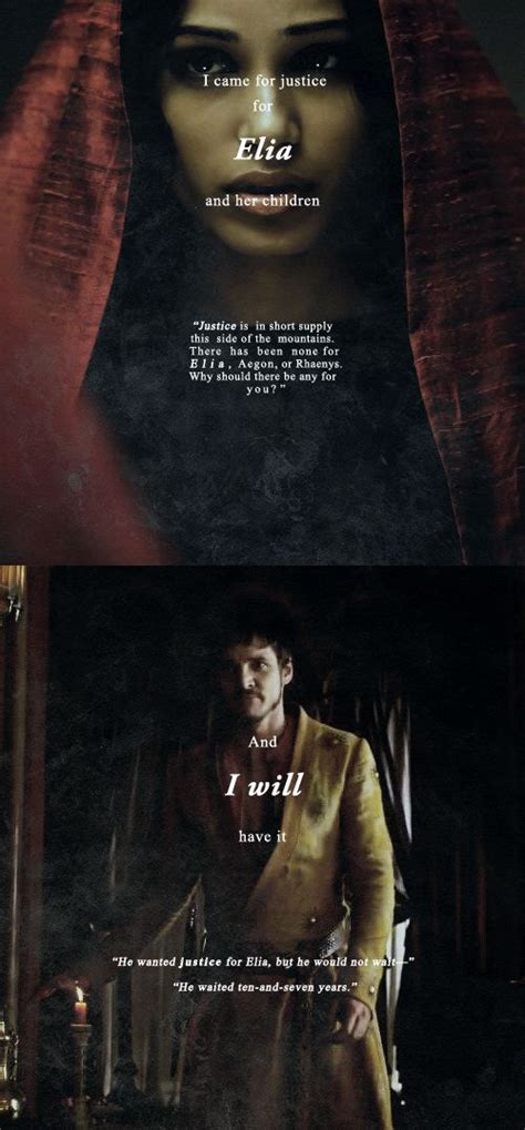 Game Of Thrones Fan Art Oberyn Martell And Elia Martell Got Elia