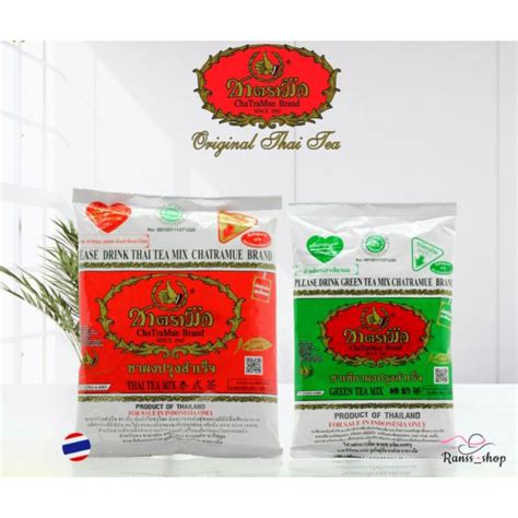 Jual Thai Tea 400 G Green Tea 200 G Original Thailand Shopee Indonesia