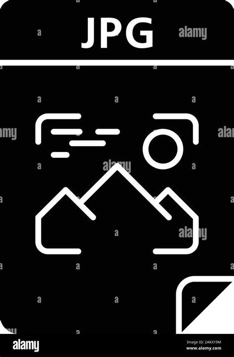  File Glyph Icon Digital Image File Format Silhouette Symbol