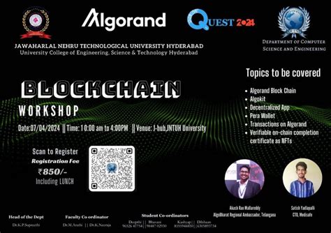 Algornad Blockchain Workshop Dongari Sri Kashyap
