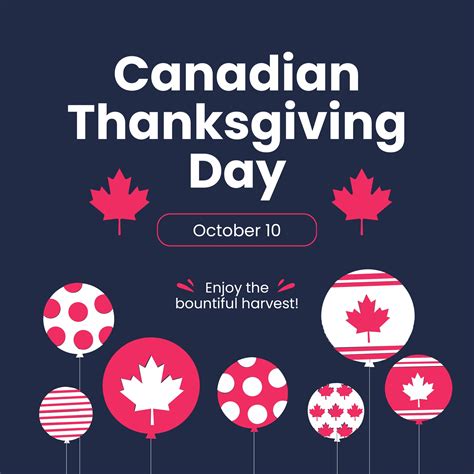 Canadian Thanksgiving Instagram Post In Psd Illustrator Svg  Eps
