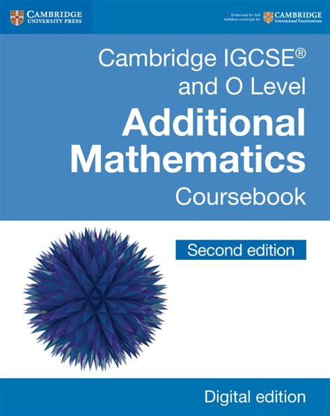 cambridge igcse® and o level additional mathematics coursebook iqbal
