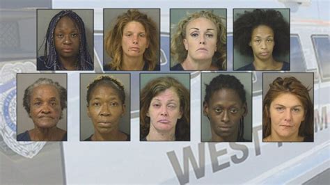 West Palm Beach Police Round Up 11 Alleged Prostitutes In Latest Operation