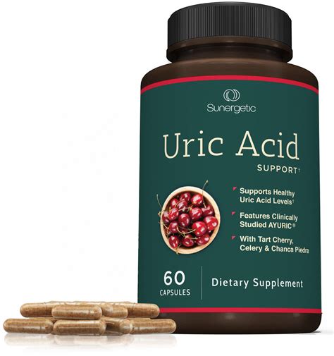 Sunergetic Products Premium Uric Acid Support Supplement Includes