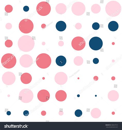 Seamless Polka Dot Pattern Vector Repeating Stock Vector Royalty Free 448427572
