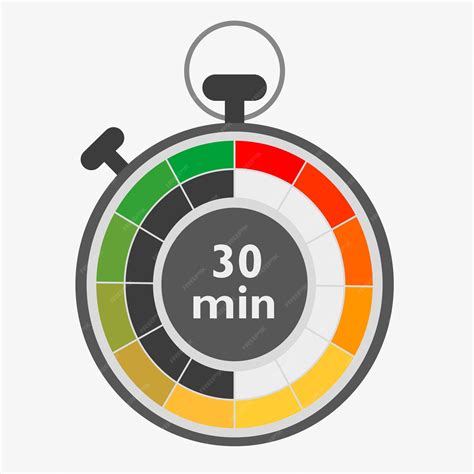 Premium Vector Time Indicator Vector Stopwatch Countdown Timer Time