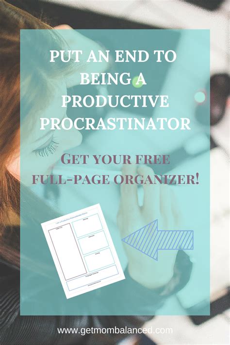 Im A Productive Procrastinator Working Mom Tips Procrastination