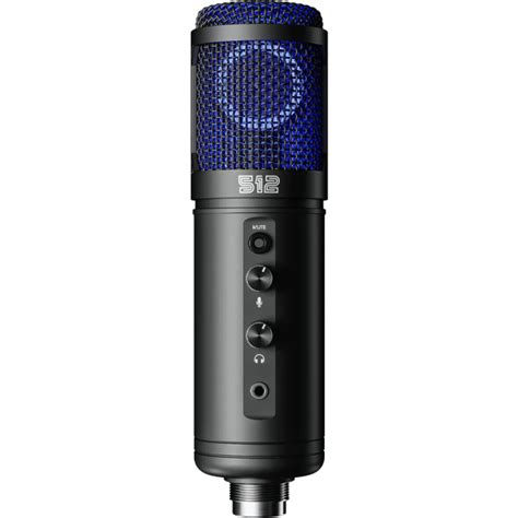 Buy 512 Audio Large Diaphragm Studio Condenser Usb Microphone Black Online In Uae Sharaf Dg
